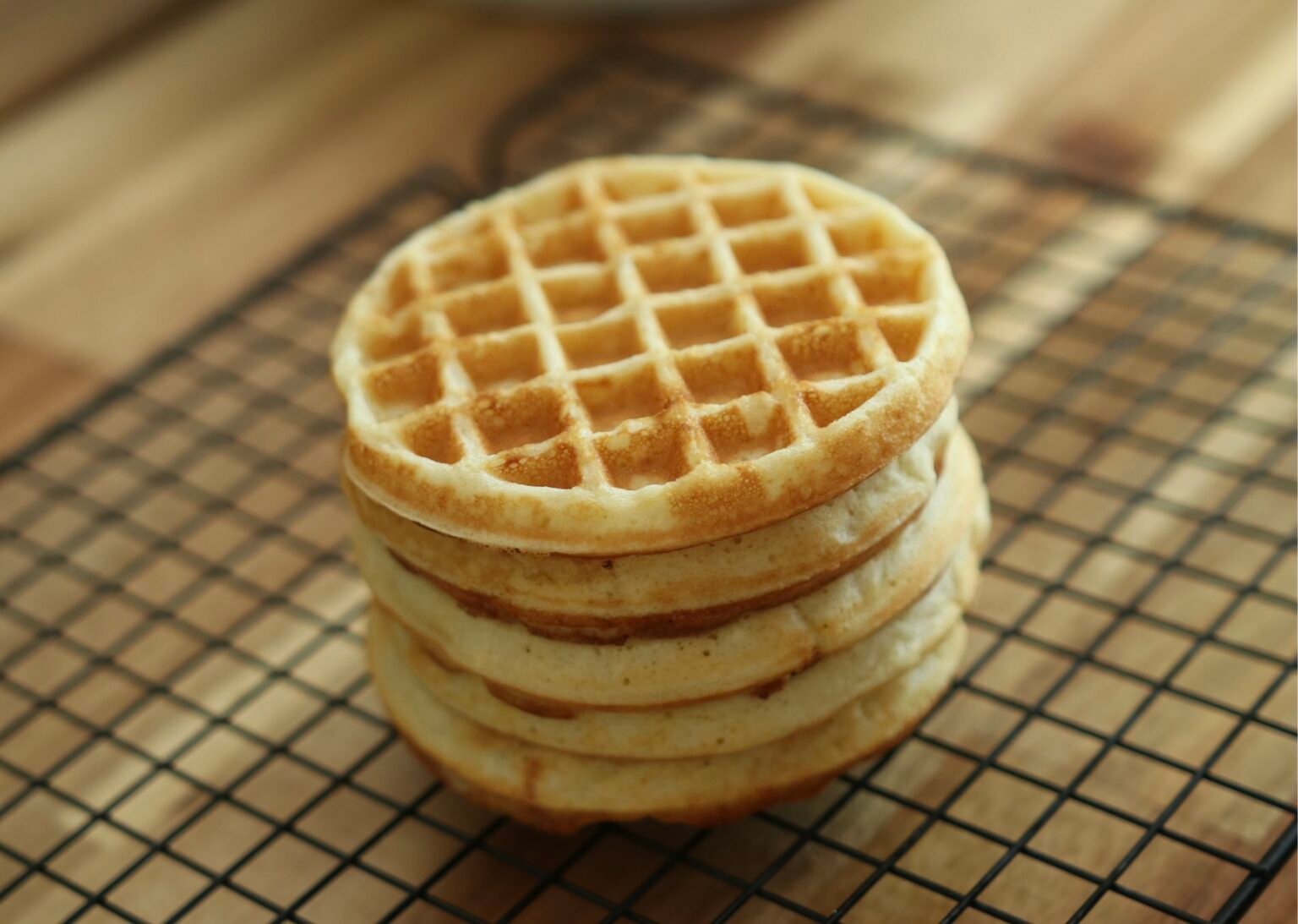 Receita de waffle (para fazer e deixar congelado) - Thalita Campedelli